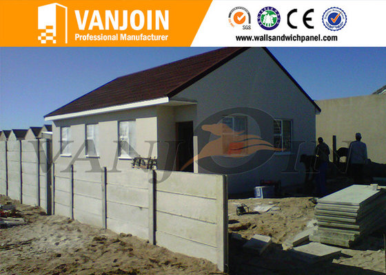 7 dias terminaram parede de sanduíche pré-fabricada do cimento do EPS das casas modulares