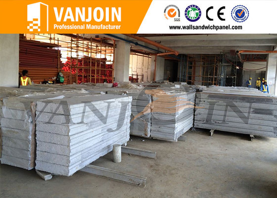 Heat insulation Lightweight Precast Concrete Panels Nonmetal Eps Sandwich Panel