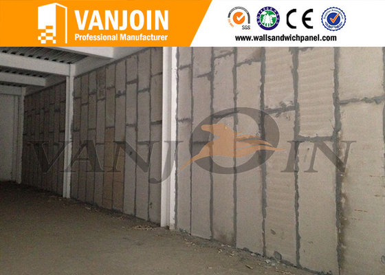 painel de sanduíche do cimento do EPS da isolação sadia de 120MM para construções da escola e do hospital