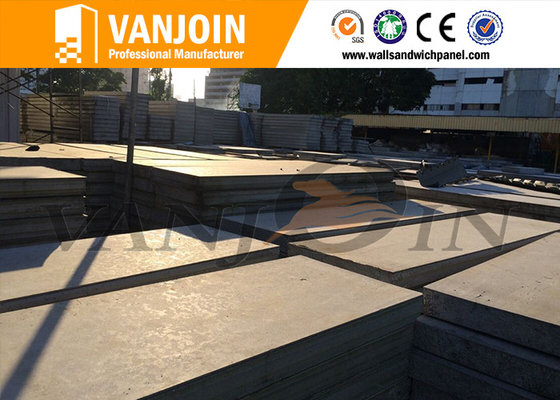 75mm EPS Cement Sandwich Partition Insulation Wall Board Eco friendly