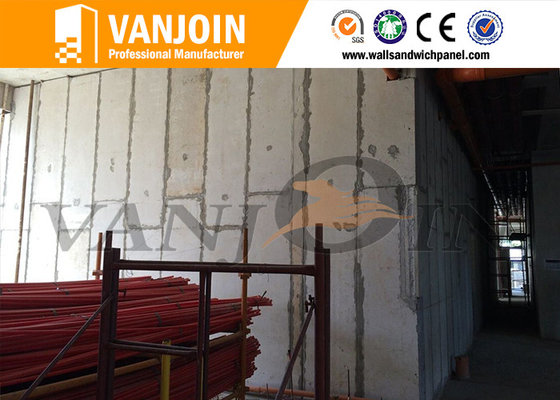 75mm EPS Cement Sandwich Partition Insulation Wall Board Eco friendly