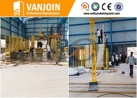 Eps Cement / Concrete Wall Sandwich Panel Production Line High Output
