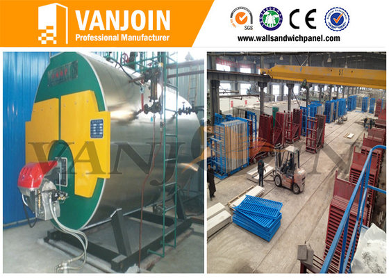 exterior eps sandwich panel production line , lightweight wall panel machine