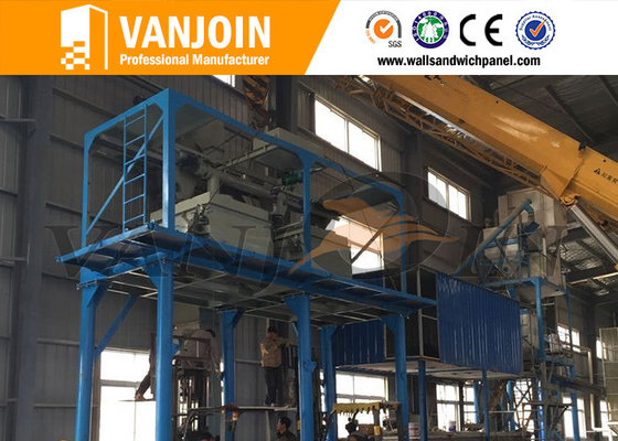 exterior eps sandwich panel production line , lightweight wall panel machine