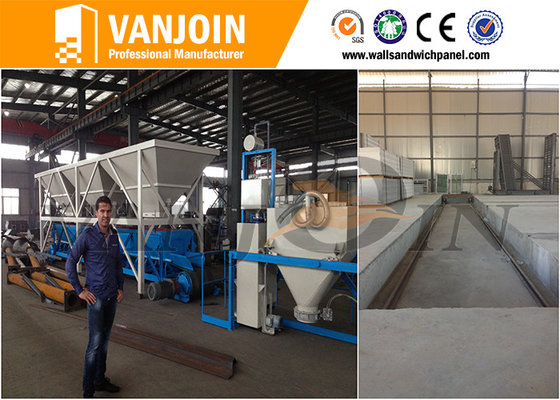 Linha de produção do painel de sanduíche da parede do material de construção completamente - automática