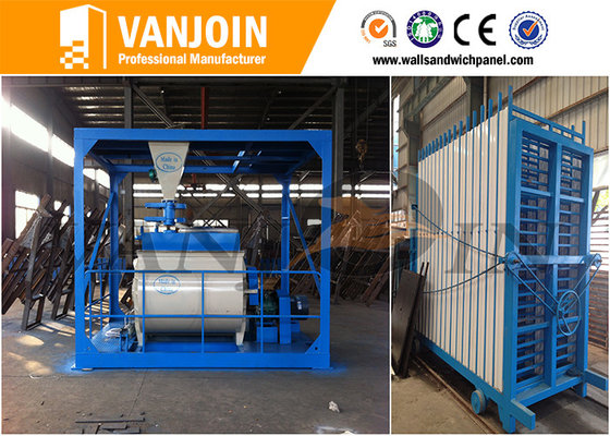 Linha de produção do painel de sanduíche da parede do material de construção completamente - automática
