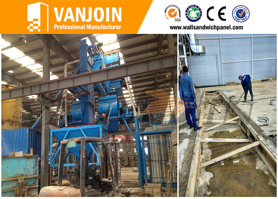 Engineers Installation Vertical Mould Car Sandwich Panel Production Line Machinery