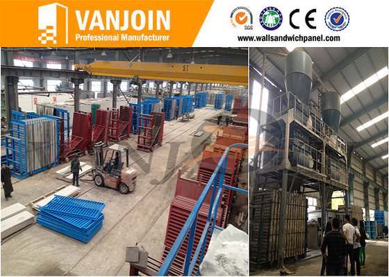 Manual sound insulated eps sandwich panel production line / machine