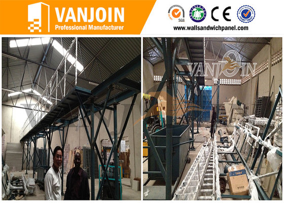 High Output Construction Material Making Machinery Lightweight Wall Panel Manufacturing Equipment