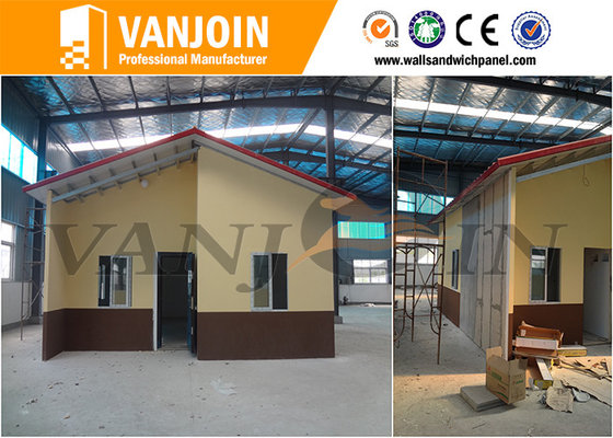 Eps Cement Modern Prefab Houses Modular Sound Insulation , Modern Prefab Homes