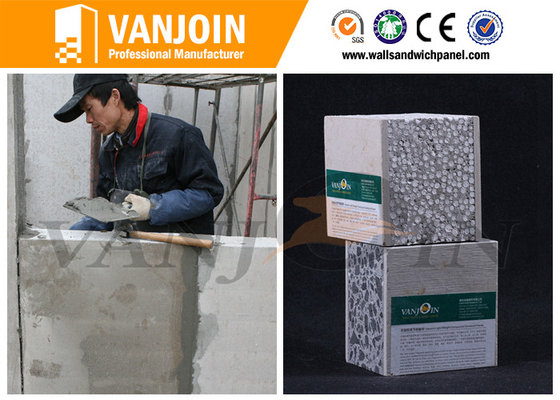 Good chemical resistance Sandwich Wall Panels , fireproof concrete wall board