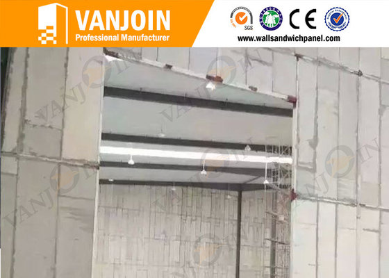 100mm Sand Cement Eps Foam Construction Panels For Hotel , Exterior Concrete Wall Panels