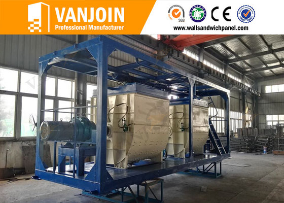 EPS Cement Sandwich Panel Production Line , Sandwich Panel Making Machine