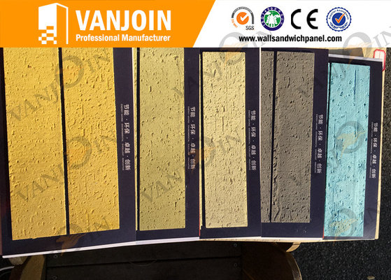 Concrete Grey External Split Brick Wall Tile / Ecological Breathable Tiles
