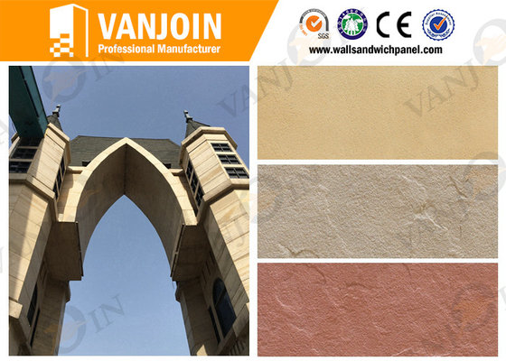 Exterior Wall Tiles Lightweigh Slate Decorative Stone Tiles 3mm Thickness for High Buildings
