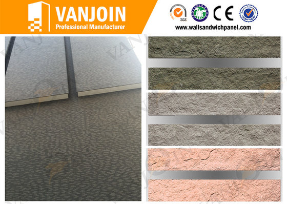 Natural Colors Composite Sandwich Panel For Exterior Wall Decoration , Heat Insulation