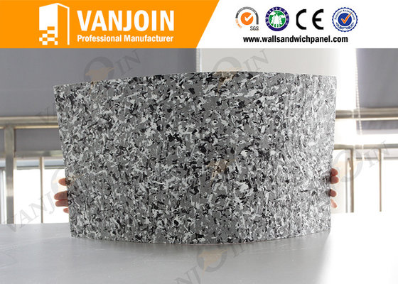 Acid Resistant Fireproof Lightweight Flexible Wall Tiles Soft Granite Style