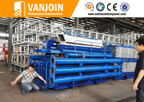high output concrete eps sandwich panel machine line approved ISO9001