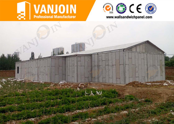 Prefab House 100mm EPS Foam Sandwich Wall Panels With Sound Insulation