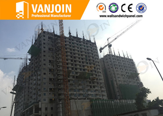 Prefab House 100mm EPS Foam Sandwich Wall Panels With Sound Insulation