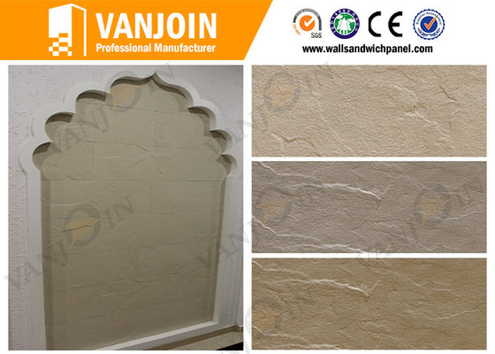 Exterior Colored Shedding Proof Soft Ceramic Tile / Outdoor Wall Tile