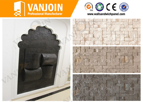 Exterior Colored Shedding Proof Soft Ceramic Tile / Outdoor Wall Tile