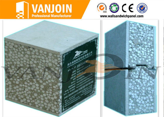 painéis de parede do exterior do concreto pré-fabricado da espuma de 100mm para a casa da casa pré-fabricada