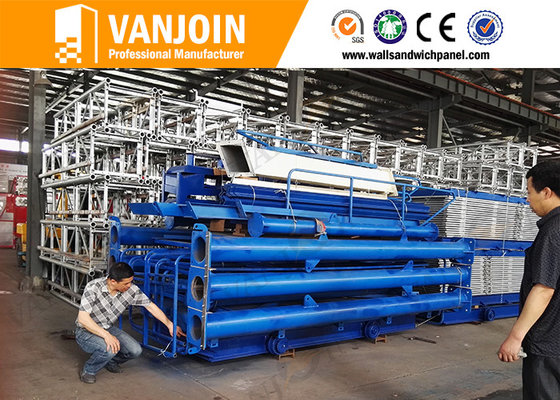 Peso leve pré-fabricado da máquina do painel de sanduíche do Eps do custo da economia da isolação térmica