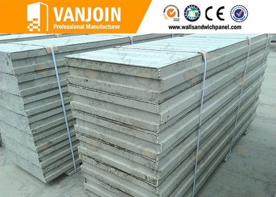 Prefab Insulated Wall Panels , EPS Sandwich Panels Fireproof 4 Hours FRP