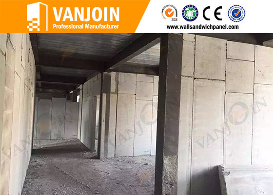 Prefab Insulated Wall Panels , EPS Sandwich Panels Fireproof 4 Hours FRP