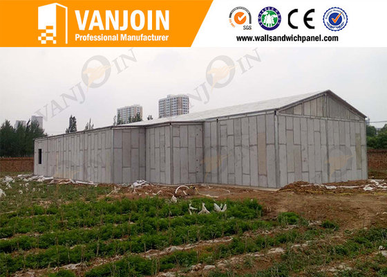 50dB Sound Insulated Sandwich Wall Panels Applied To Interior Wall