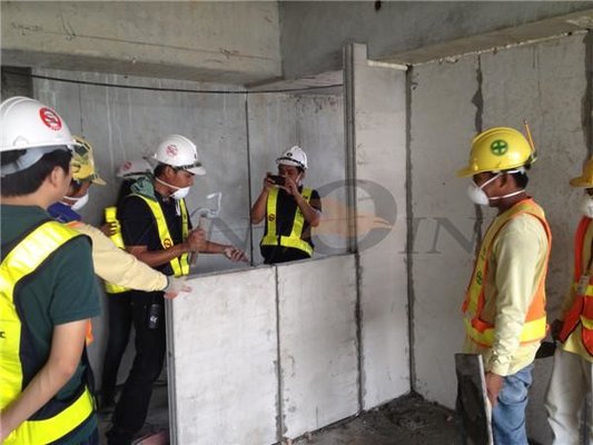 Construction EPS Cement Sandwich Panel / Flame Retardant Foam Building Panels