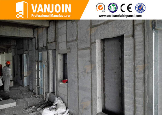 Fireproof  Insulation Precast Concrete Wall Panels for Villa Flat Building
