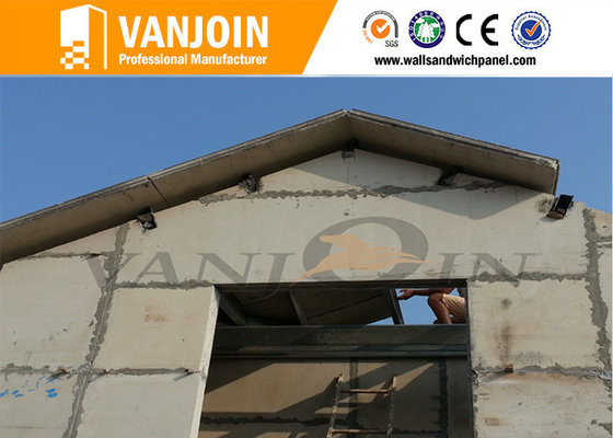 Sound Insulated EPS Cement Sandwich Wall Panels For Building Exterior / Interior Wall