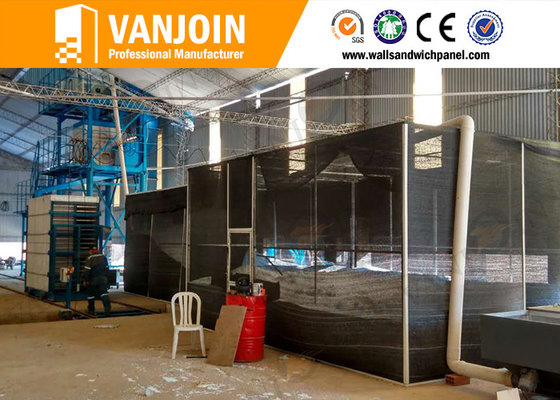 Vertical Version Eps Cement sandwich panel machinery with Mixing System