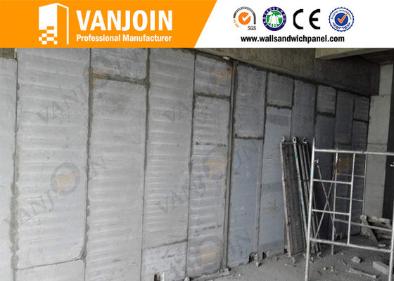 Fire Rated Composite Polystyrene Concrete Wall Panels Sound Insulation