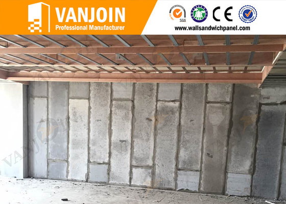 Fire Rated Composite Polystyrene Concrete Wall Panels Sound Insulation