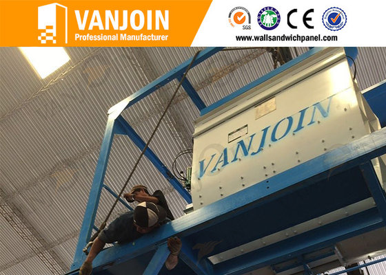 Vertical Version Eps Cement sandwich panel machinery with Mixing System
