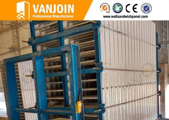 Vertical Version Eps Cement sandwich panel machinery with Mixing System