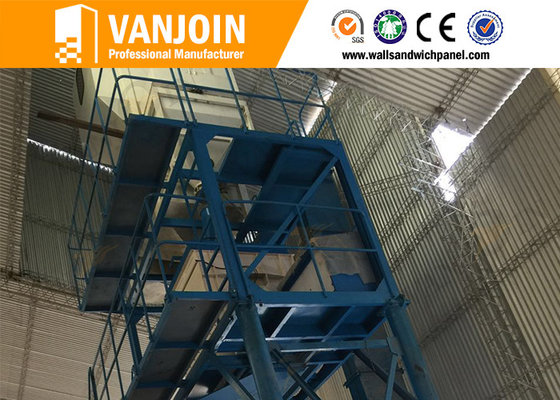 Linha de produção nivelada automática alta do painel de sanduíche para o painel de parede do sanduíche do EPS