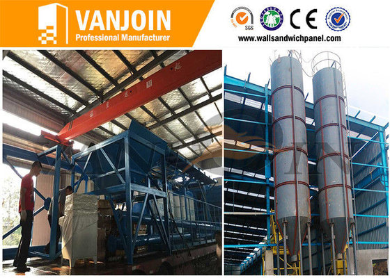 Full automatic low energy cost fast precast sandwich concrete wall machine
