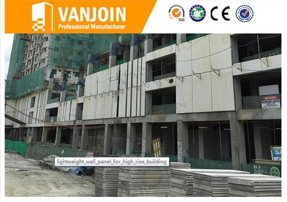 Fire Rated Exterior EPS Precast Concrete Wall Panels , Heat Insulated Board