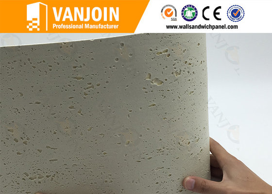 Waterproof non-smash travertine style flexible wall tile , soft stone wall tiles