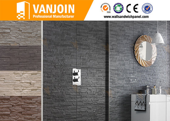 6MM Flexible Fire Proof Decorative Strip Stone Wall Tiles Acid proof
