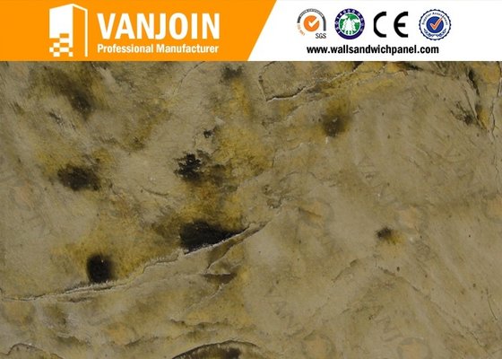 Anti Skid Outdoor Stone Flexible Wall Tiles For Prefab Villa