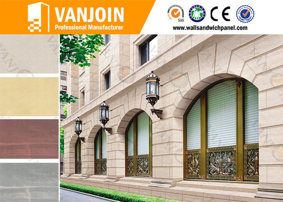 6mm - 10mm Flexible Clay Wall Tile , Fireproof Exterior Decoration Material