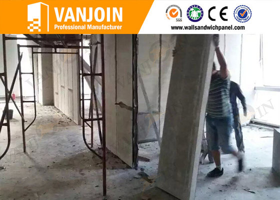 Non Metal Wind Proof Clay Wall Tile , Eps Cement Sandwich Wall Panels For Exterior Wall