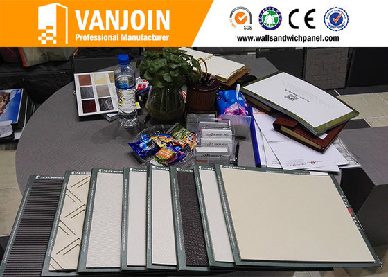 Interior / Exterior Flexible Ceramic Tile for High Prefab Apartment / Office Building
