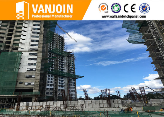 Prefabricated Stable Polystyrene Composite Panel Board For Real Estate Project In Malaysia