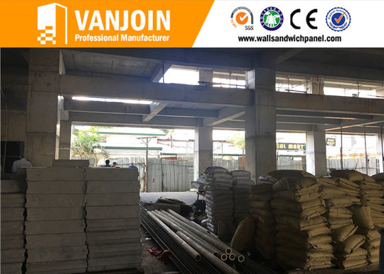 Wuhan Building Material Fire Rated Cement & Steel Composite Wall Panel Water - Proofing